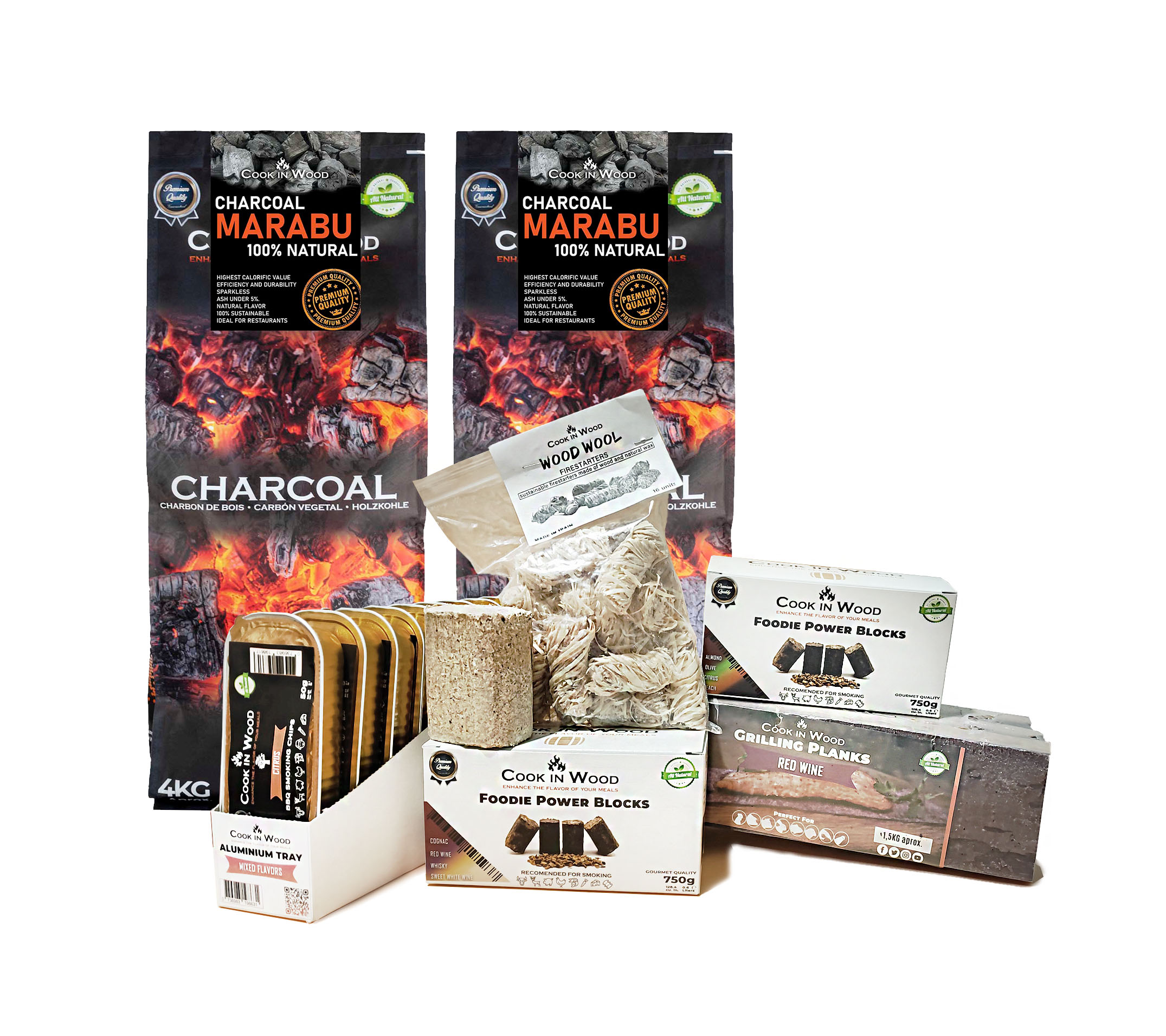 COOK IN WOOD Premium Barbecue - SMOKING PACK
